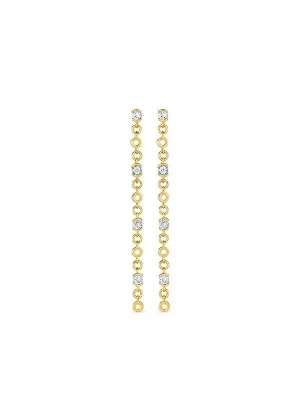 V JEWELLERY Lyla 18kt Vermeil Drop Earrings - Gold