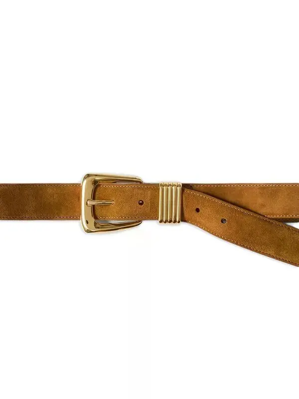Veronica Beard Suede Buckle Belt
