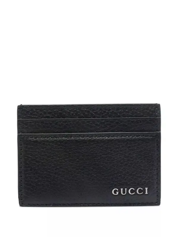 Gucci Logo-stamp Cardholder - Black