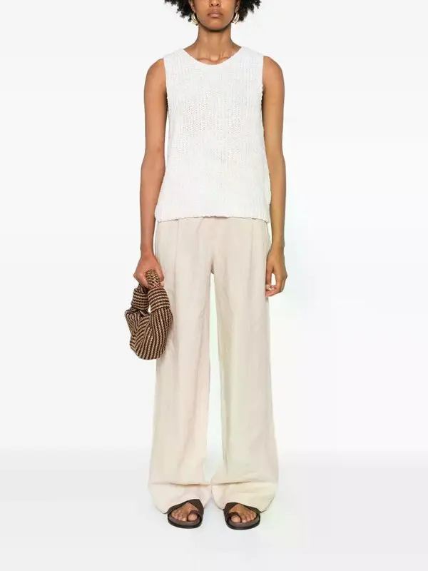 Marc O'polo Pleated Linen Trousers