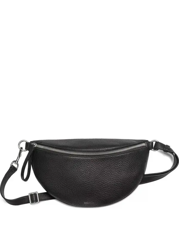 Shinola Crescent Zipped Shoulder Bag