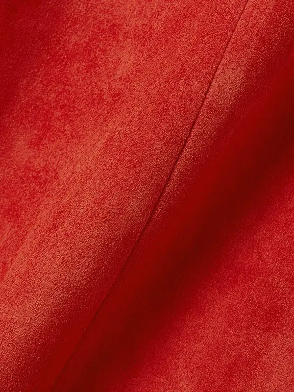 Stouls Gégé Suede Flare Pants - Red