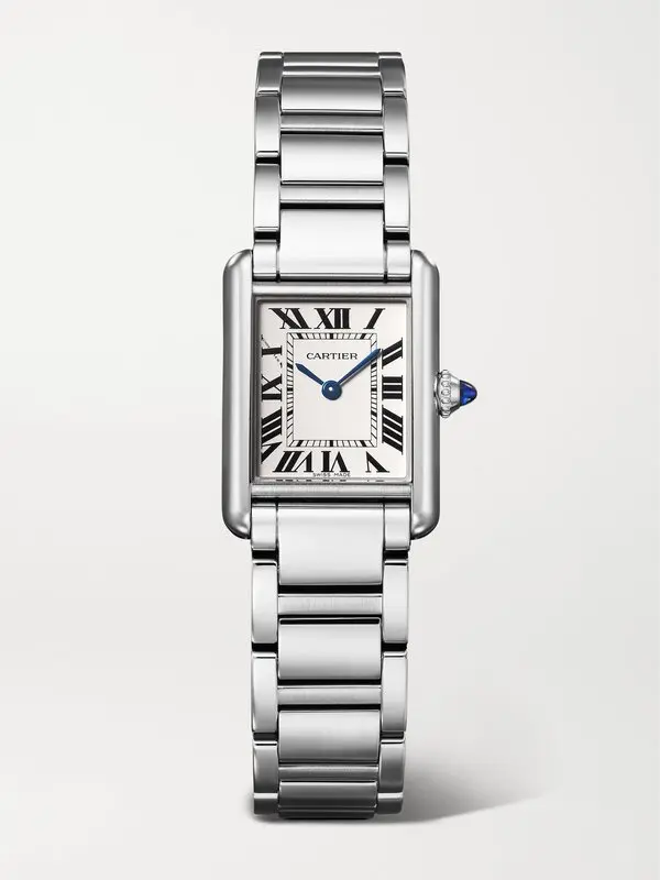 Cartier Tank Must De 29.5mm Stainless Steel Watch - Silver
