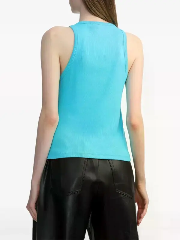 MSGM Logo-embroidered Tank Top