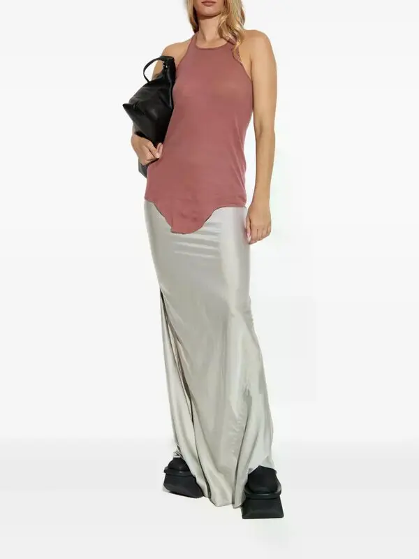 Rick Owens Racer-back Curved-hem Vest - Red