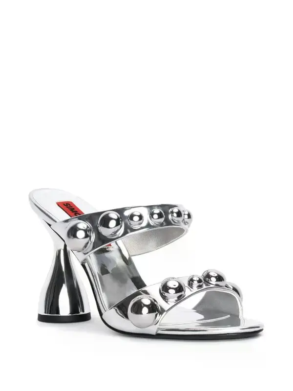 SIMONMILLER Dome Stud Verner Sandals - Silver