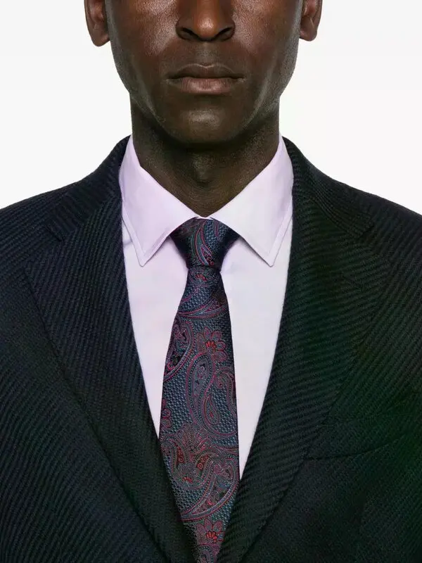 Etro Notched Patterned Blazer