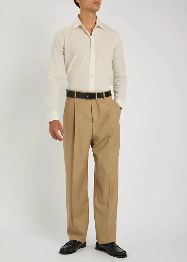 Saint Laurent Straight-leg Wool Trousers