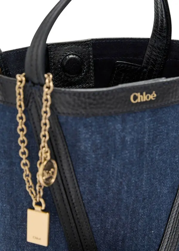 Chloé Spin Mini Denim Tote