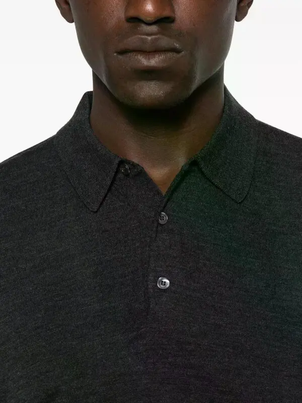 Alpha Studio Polo-neck Long-sleeve Sweater