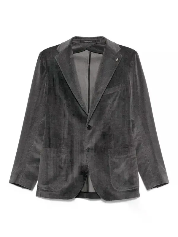 Tagliatore Corduroy Two-button Jacket - Grey
