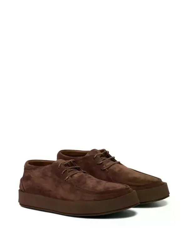 Marsèll Suede Lace-up Derby Shoes - Brown