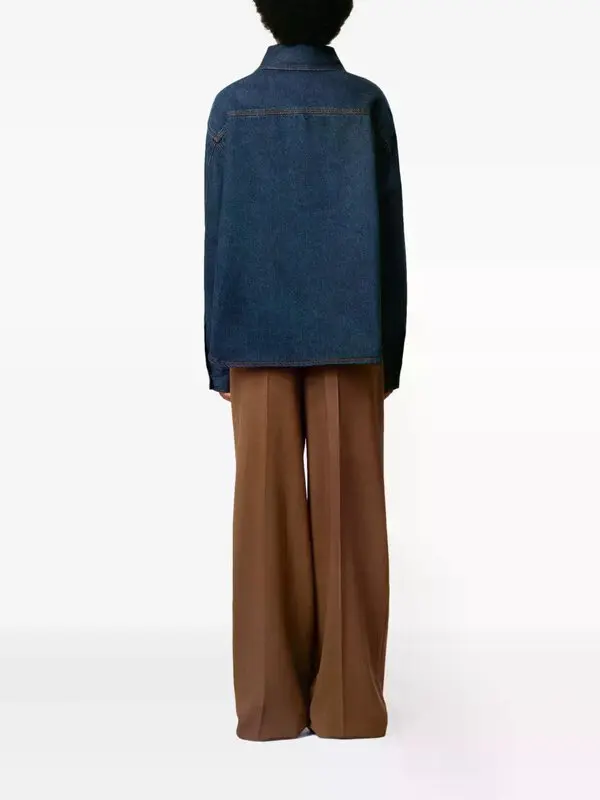AMI Paris De Coeur Cotton Overshirt