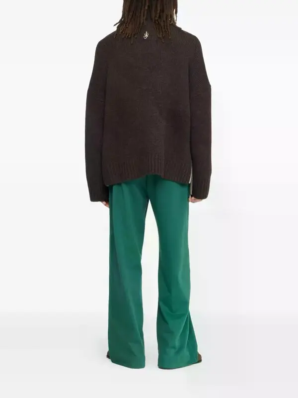 JW Anderson Panelled High-neck Sweater - Neutrals