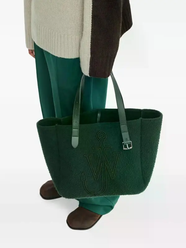 JW Anderson Panelled High-neck Sweater - Neutrals