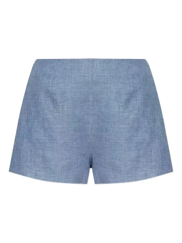 Posse Button-detailed Linen Tailored Shorts