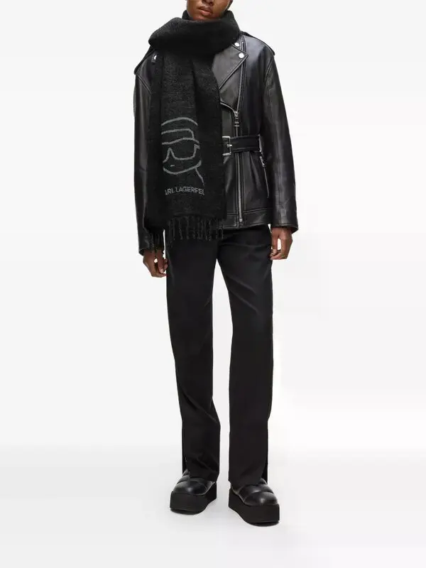 Karl Lagerfeld Jacquard-logo Scarf