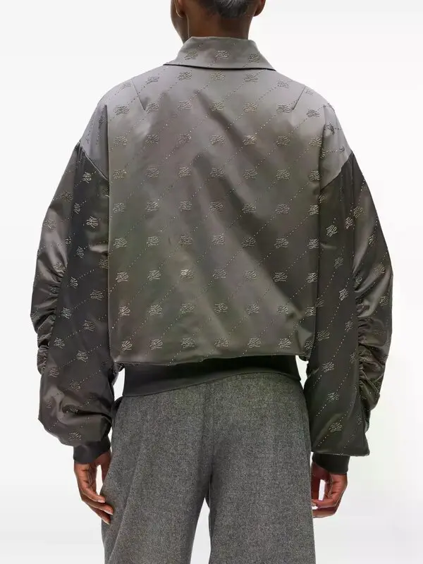 Karl Lagerfeld Logo-embellished Bomber Jacket