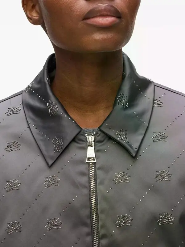 Karl Lagerfeld Logo-embellished Bomber Jacket