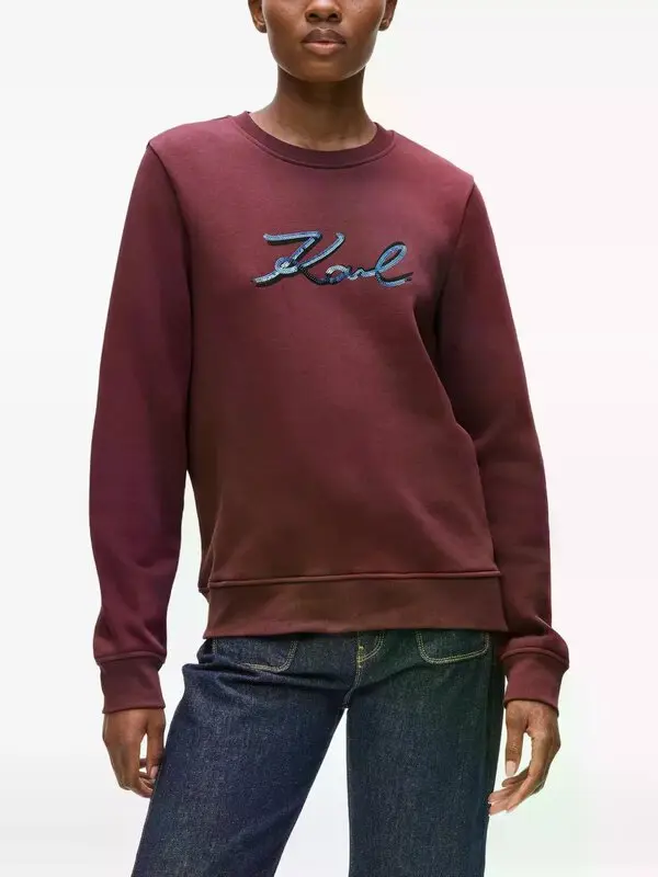 Karl Lagerfeld Sequin-embellished Sweatshirt