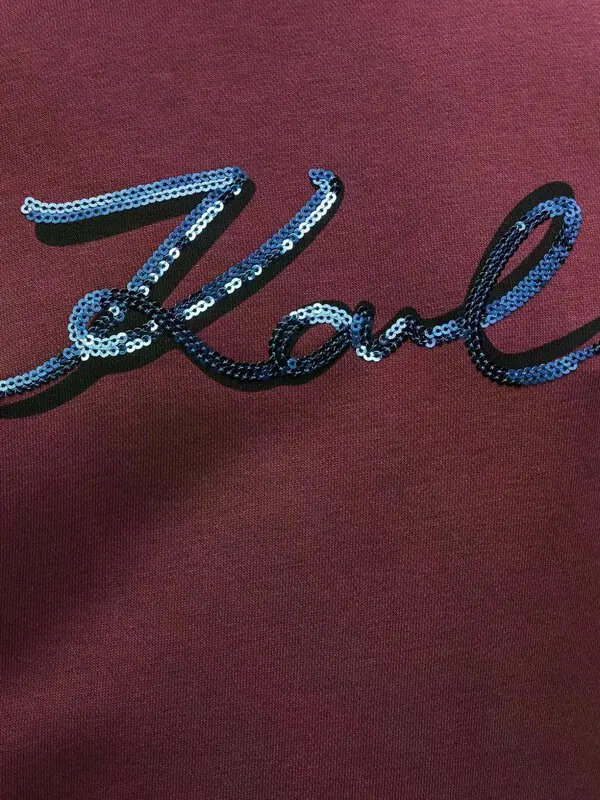 Karl Lagerfeld Sequin-embellished Sweatshirt