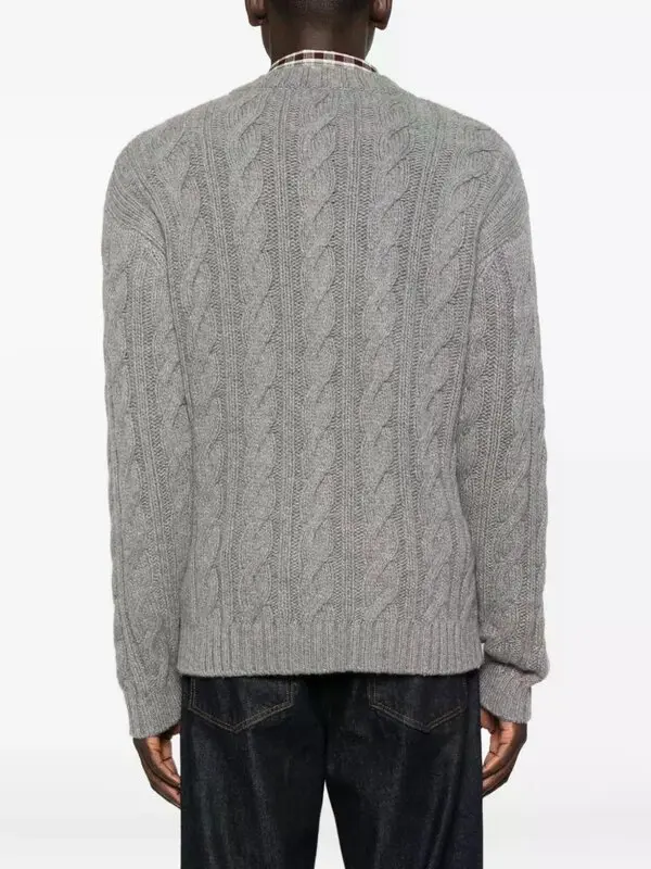 Eric Bompard Cable-knit Crew-neck Sweater