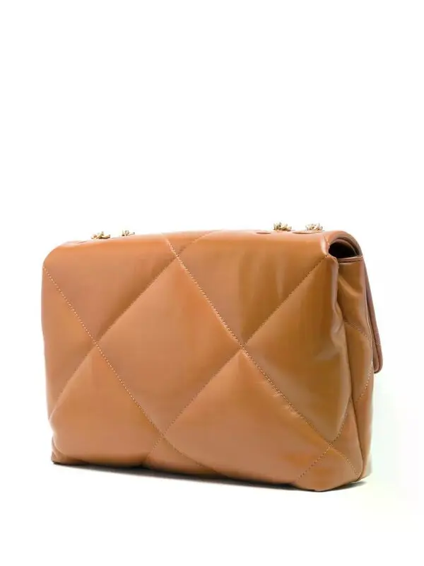 Tory Burch Kira Quilted Leather Shoulder Bag - Brown