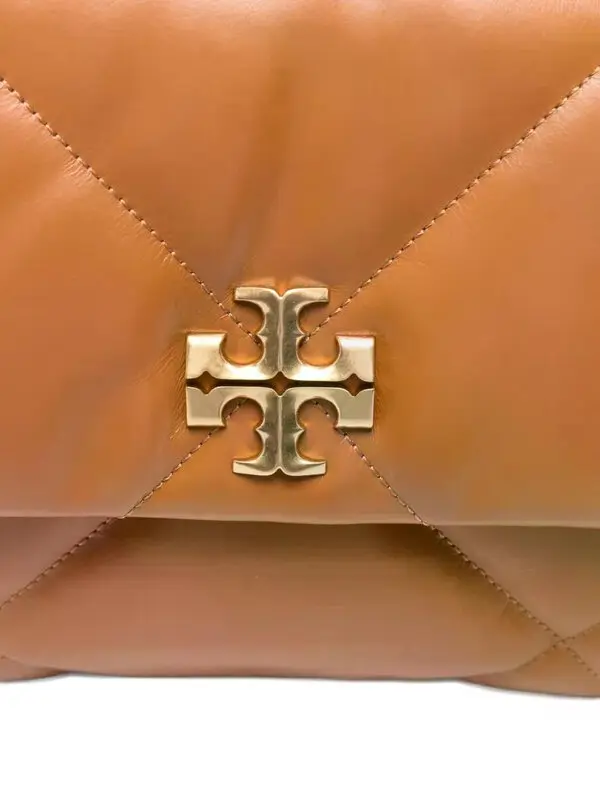 Tory Burch Kira Quilted Leather Shoulder Bag - Brown