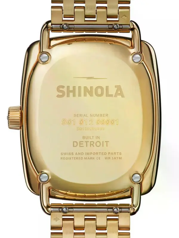 Shinola Oval Stainless Steel Watch