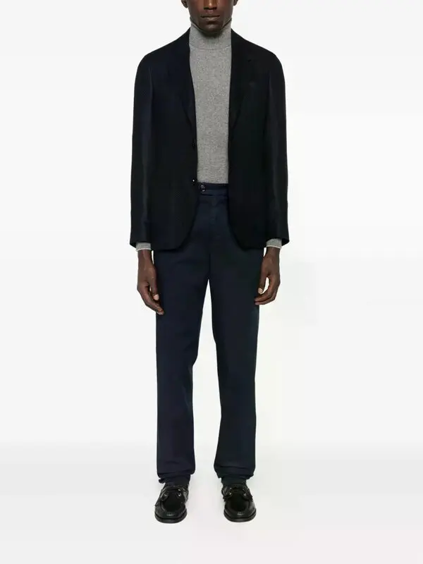 LARDINI Panama-textured Blazer