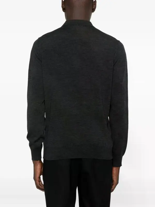 Alpha Studio Polo-neck Long-sleeve Sweater