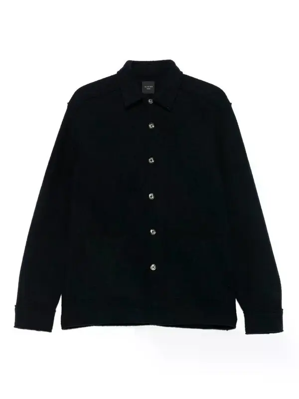 XACUS Wool Patch-pocket Shirt