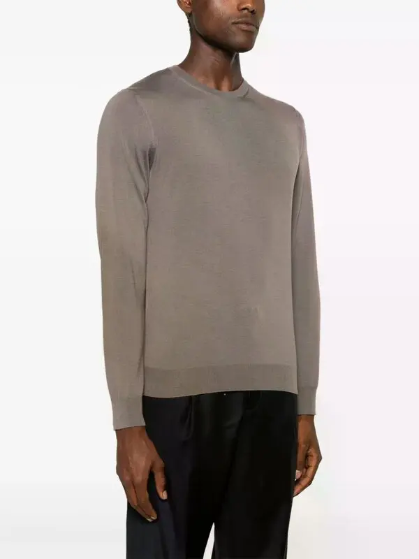 DRUMOHR Merino Wool Crew Neck Sweater