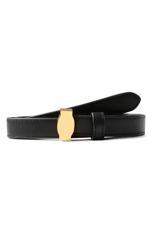 Veronica Beard Dash Leather Belt