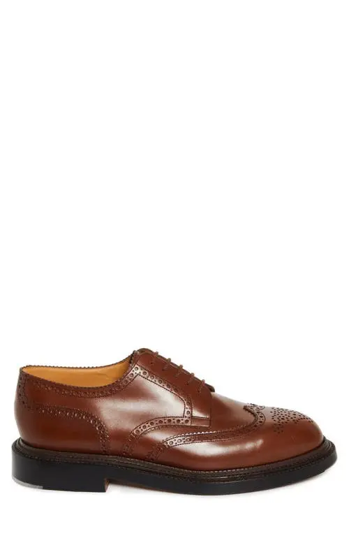 J.M. WESTON Triple Sole Wingtip Derby - Tan