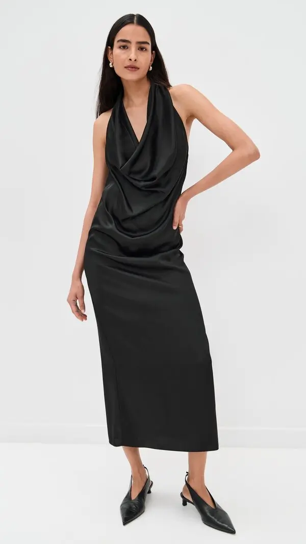 BY MALENE BIRGER Charmie Halterneck Maxi Dress