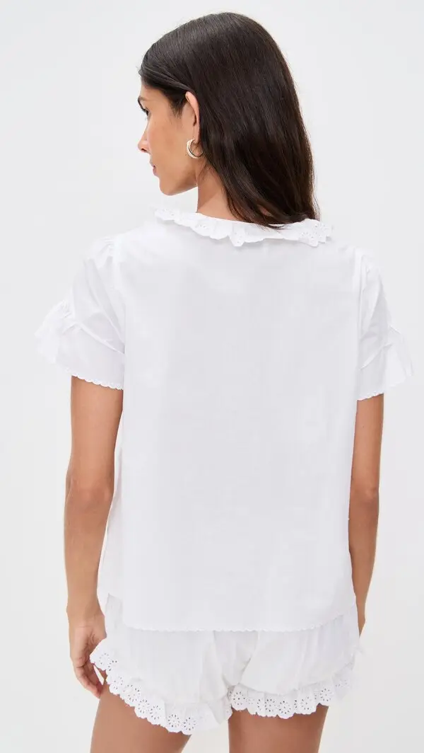 Posse Ezra Cotton Eyelet Blouse