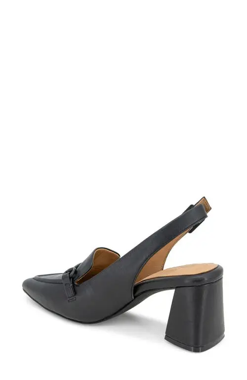 Gentle Souls Dawson Slingback Pump - Black Leather