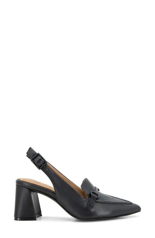 Gentle Souls Dawson Slingback Pump - Black Leather