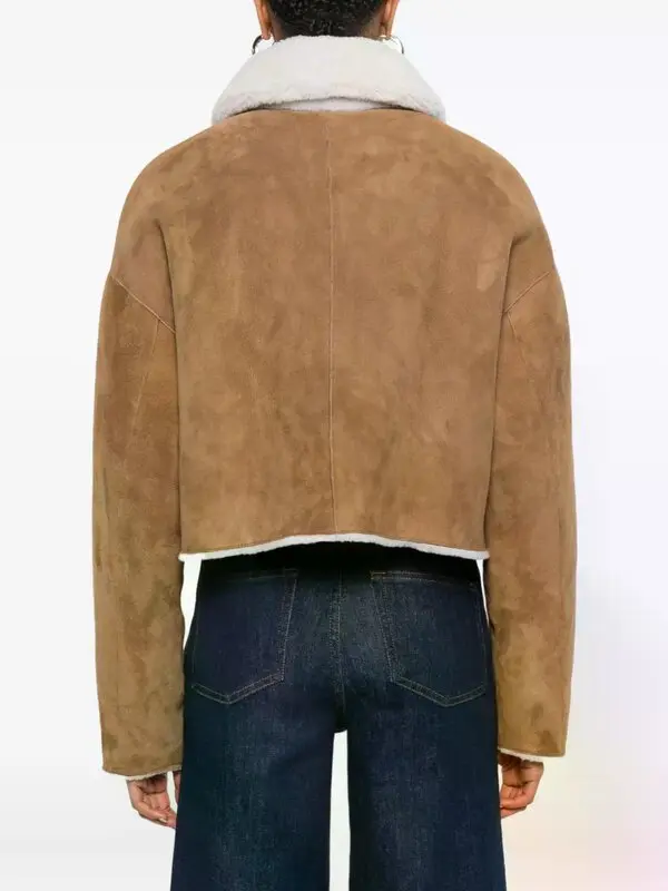 Maje Shearling-collared Jacket