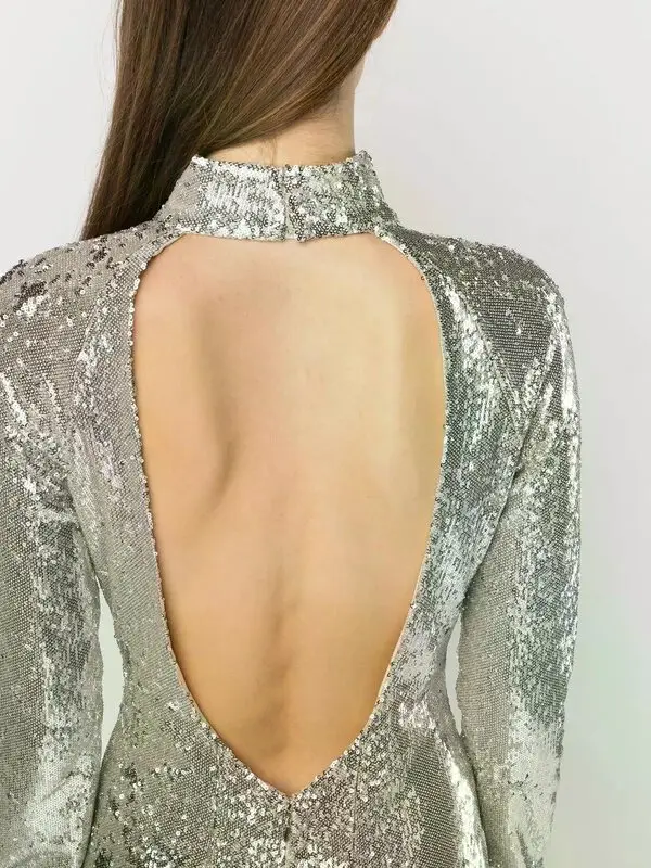 Givenchy Sequin Open-back Gown