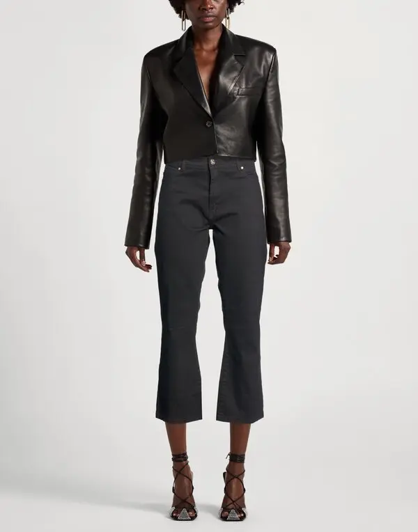 CONTE OF FLORENCE Bootcut Gabardine Pants - Black