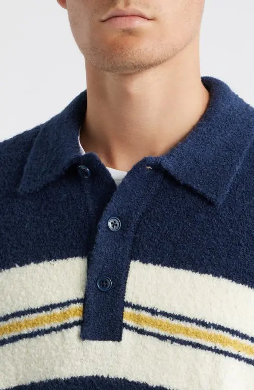 Bp. Stripe Oversized Polo Sweater - Navy Chad Stripe