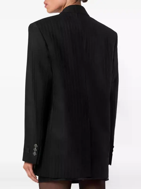 Versace Pinstripe Double-breasted Blazer