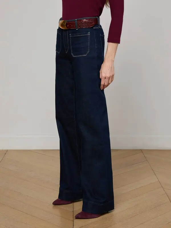 L'Agence Nolan Patch Pocket Jeans