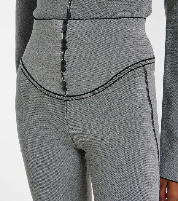 Jacquemus Evening Leggings - Grey
