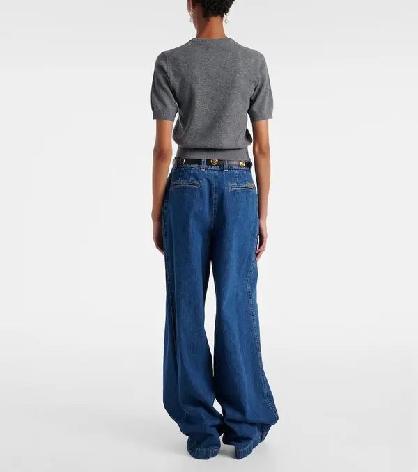 Dolce & Gabbana Cashmere Crewneck Sweater - Grey