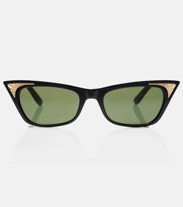 Valentino Garavani Logo Cat-eye Sunglasses - Black