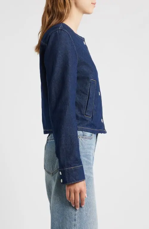 Mango Peppa Crop Denim Jacket