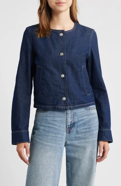 Mango Peppa Crop Denim Jacket